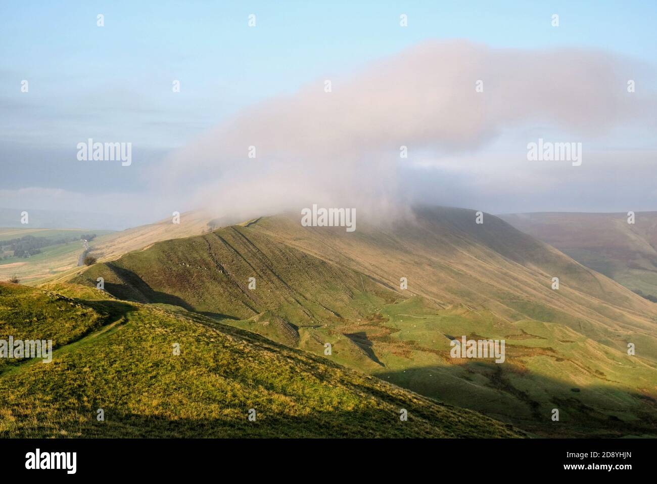 The Great Ridge in the Hope Valley, Peak District, Derbyshire Stock ...