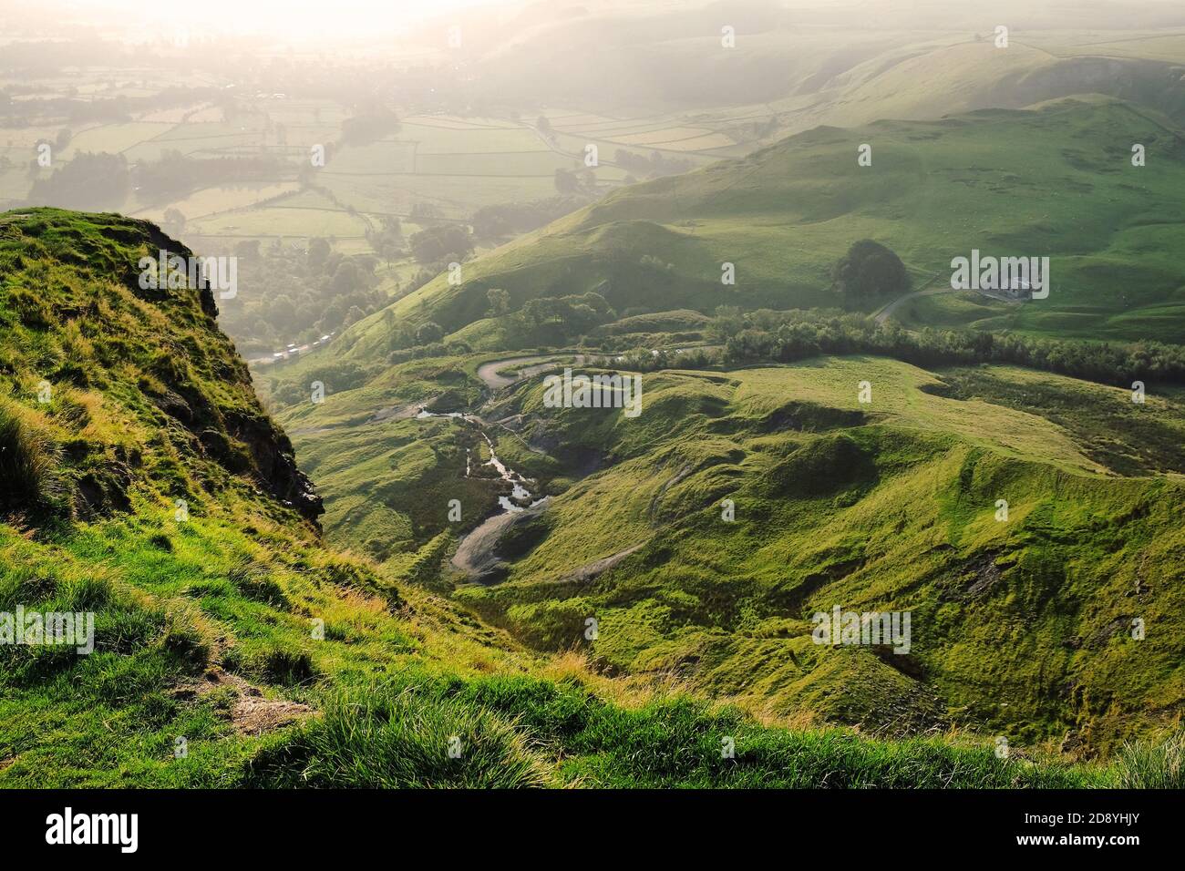 The Great Ridge in the Hope Valley, Peak District, Derbyshire Stock ...