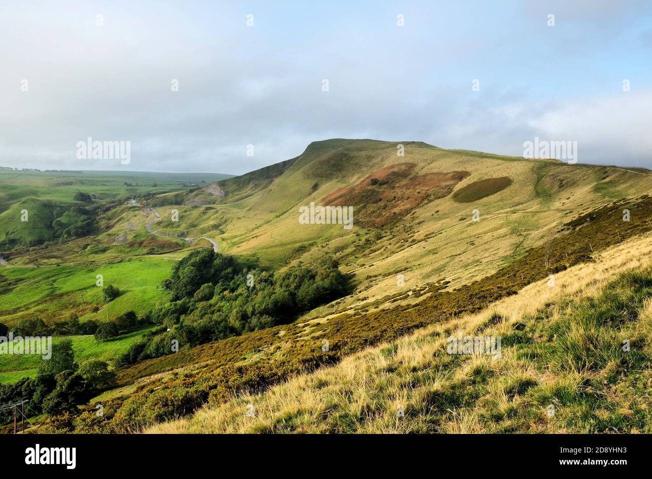 The Great Ridge in the Hope Valley, Peak District, Derbyshire Stock ...