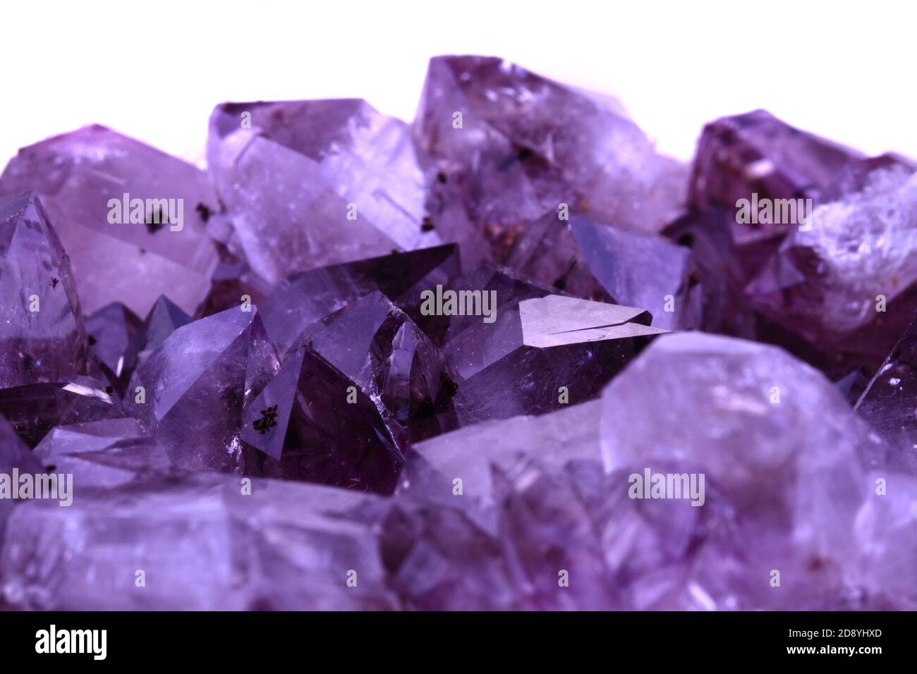 amethyst gem texture as nice natural mineral background Stock Photo - Alamy