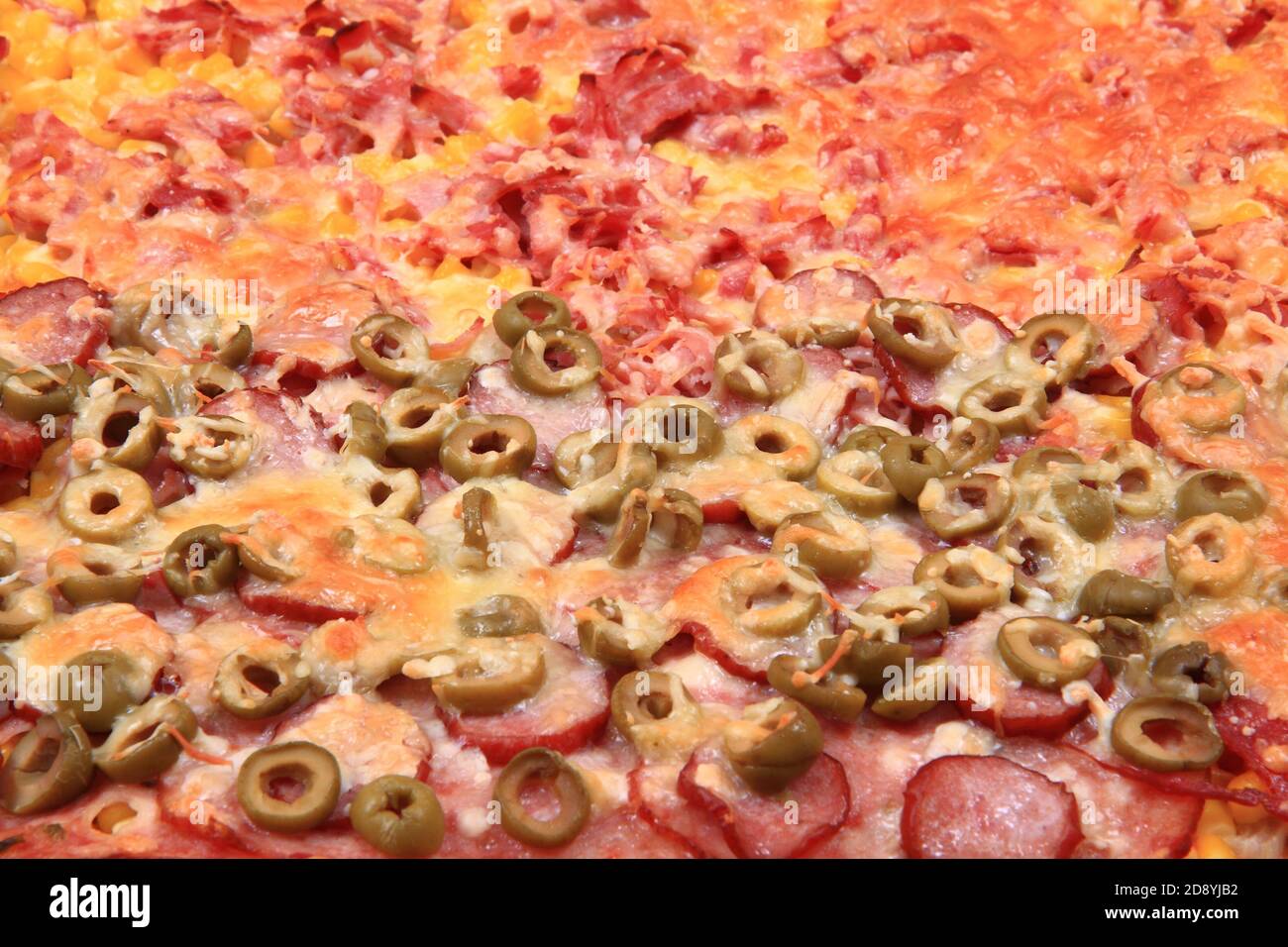 homemade pizza texture as nice gourmet background Stock Photo - Alamy