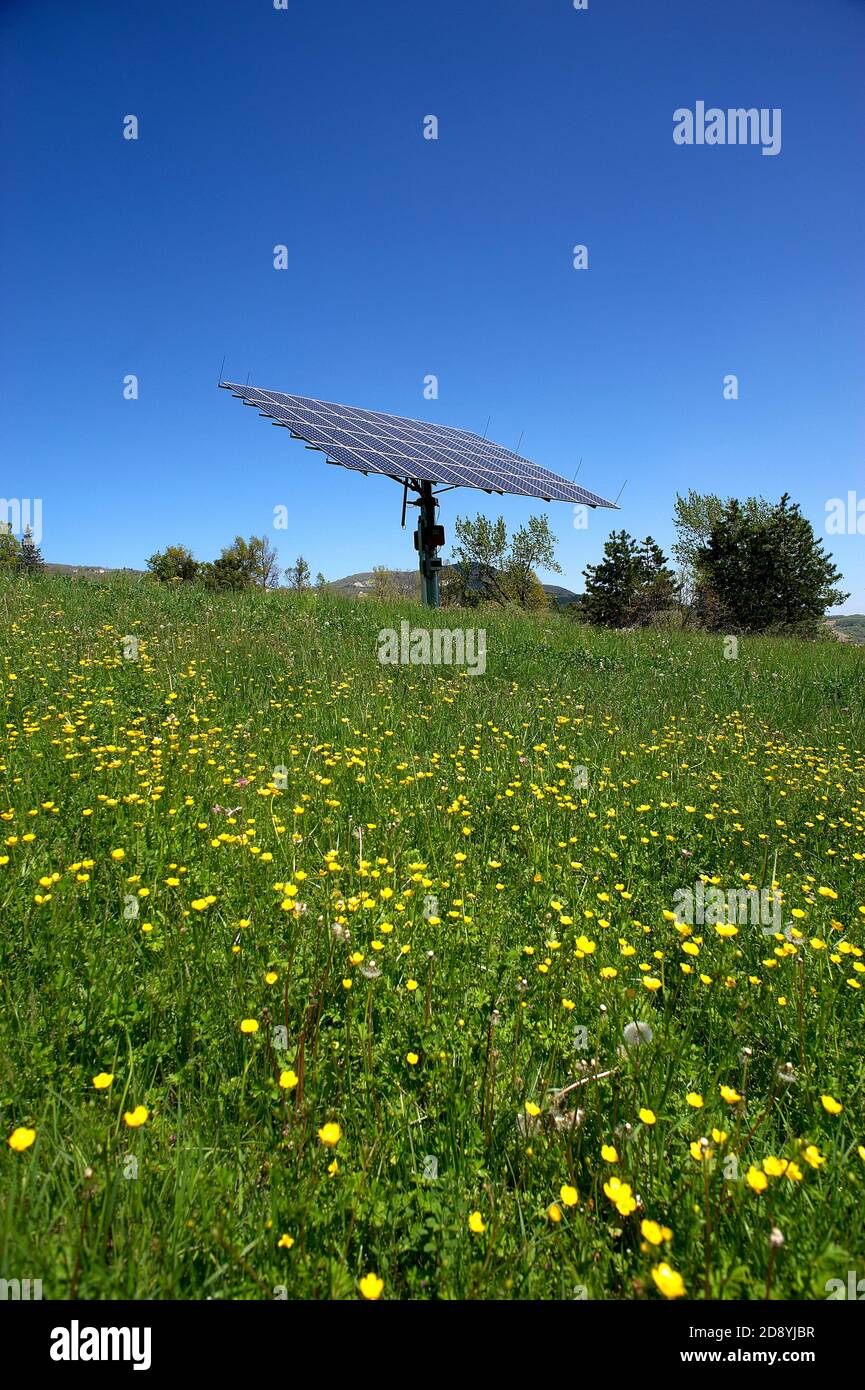 Morfasso (Pc),Italy, solar panels Stock Photo - Alamy