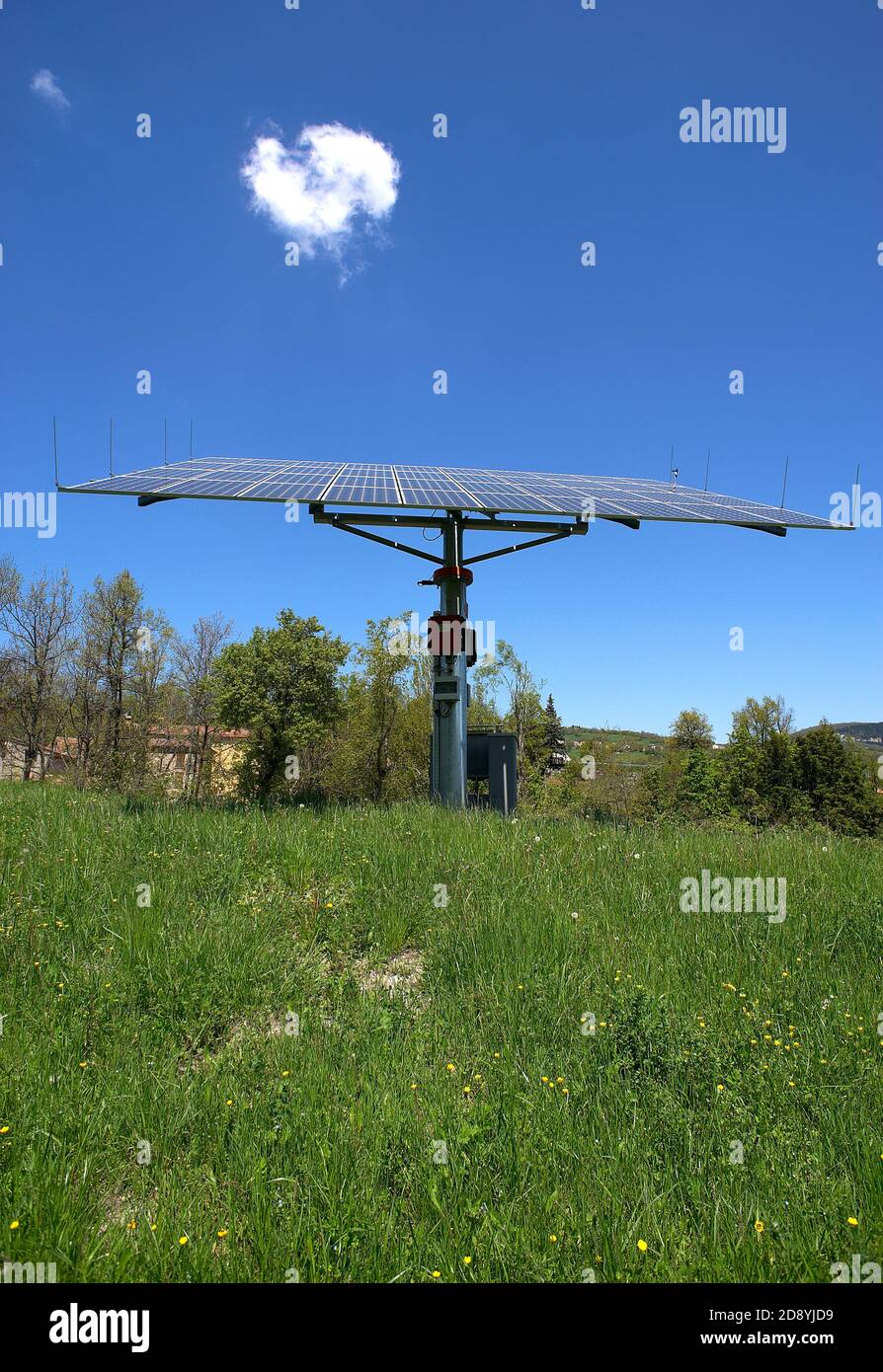 Morfasso (Pc),Italy, solar panels Stock Photo - Alamy