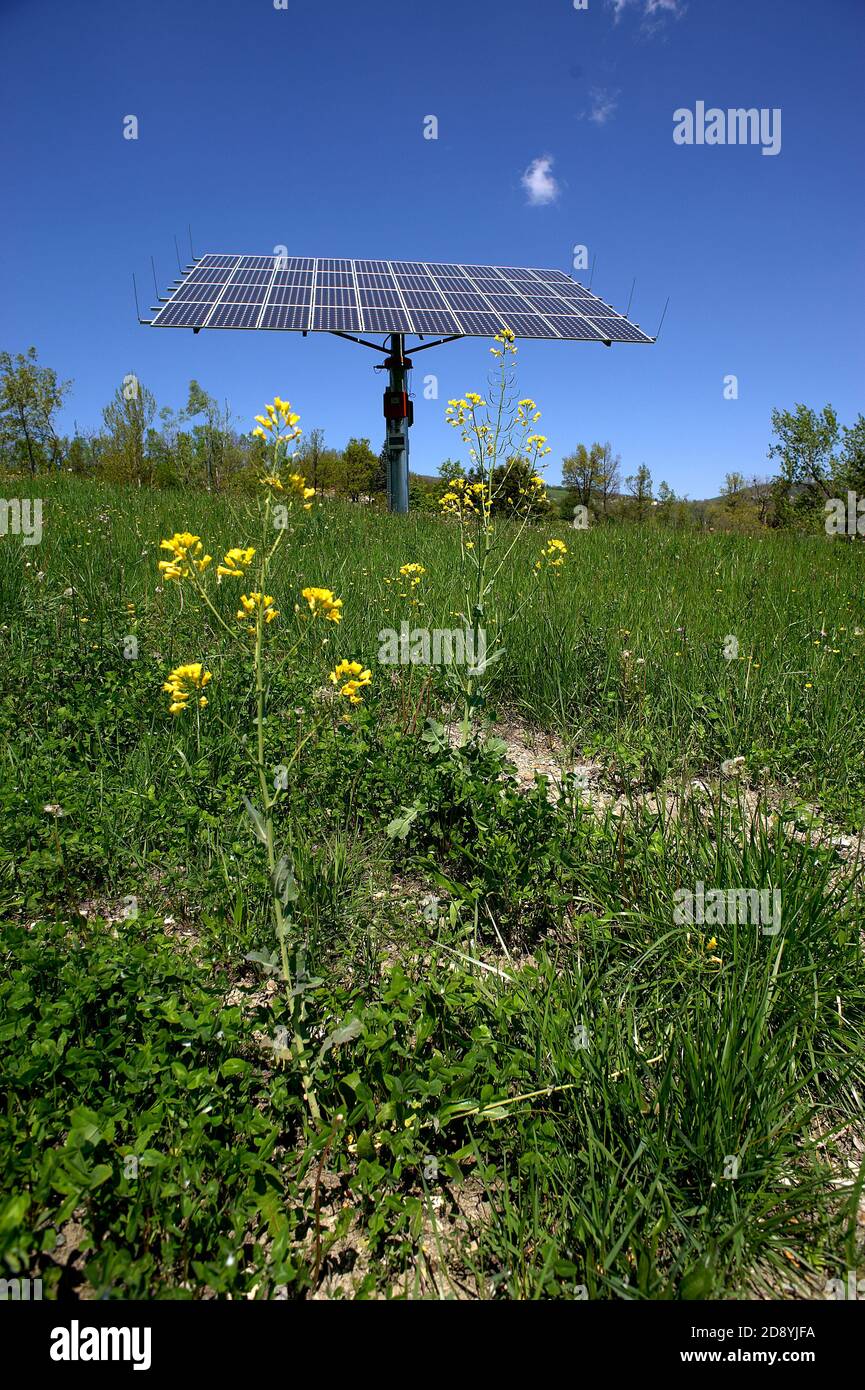 Morfasso (Pc),Italy, solar panels Stock Photo - Alamy