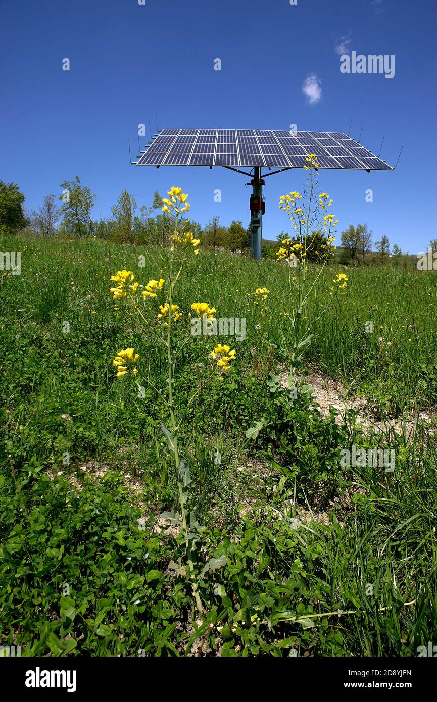 Morfasso (Pc),Italy, solar panels Stock Photo - Alamy