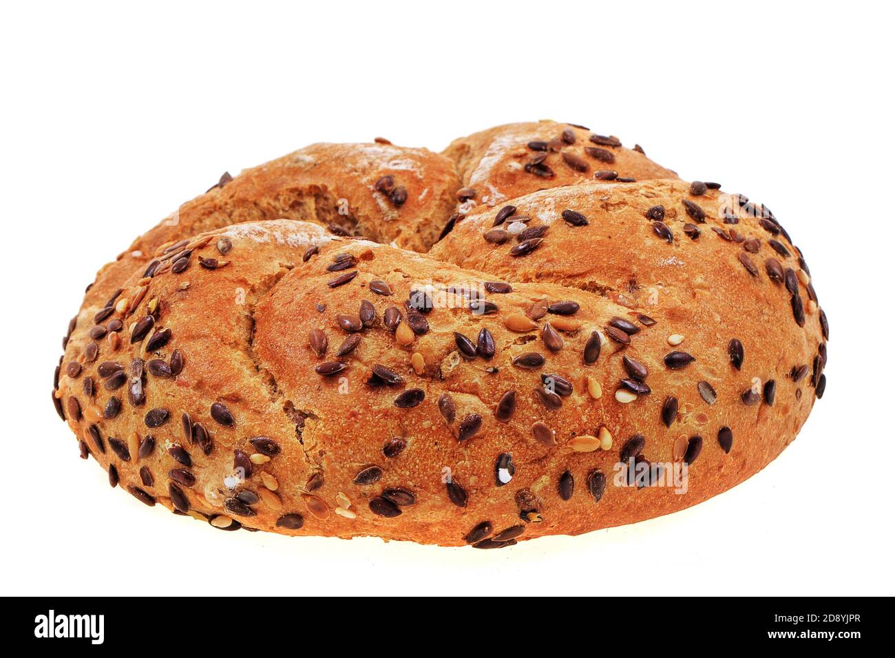 fresh bun bread isolated on the white background Stock Photo - Alamy
