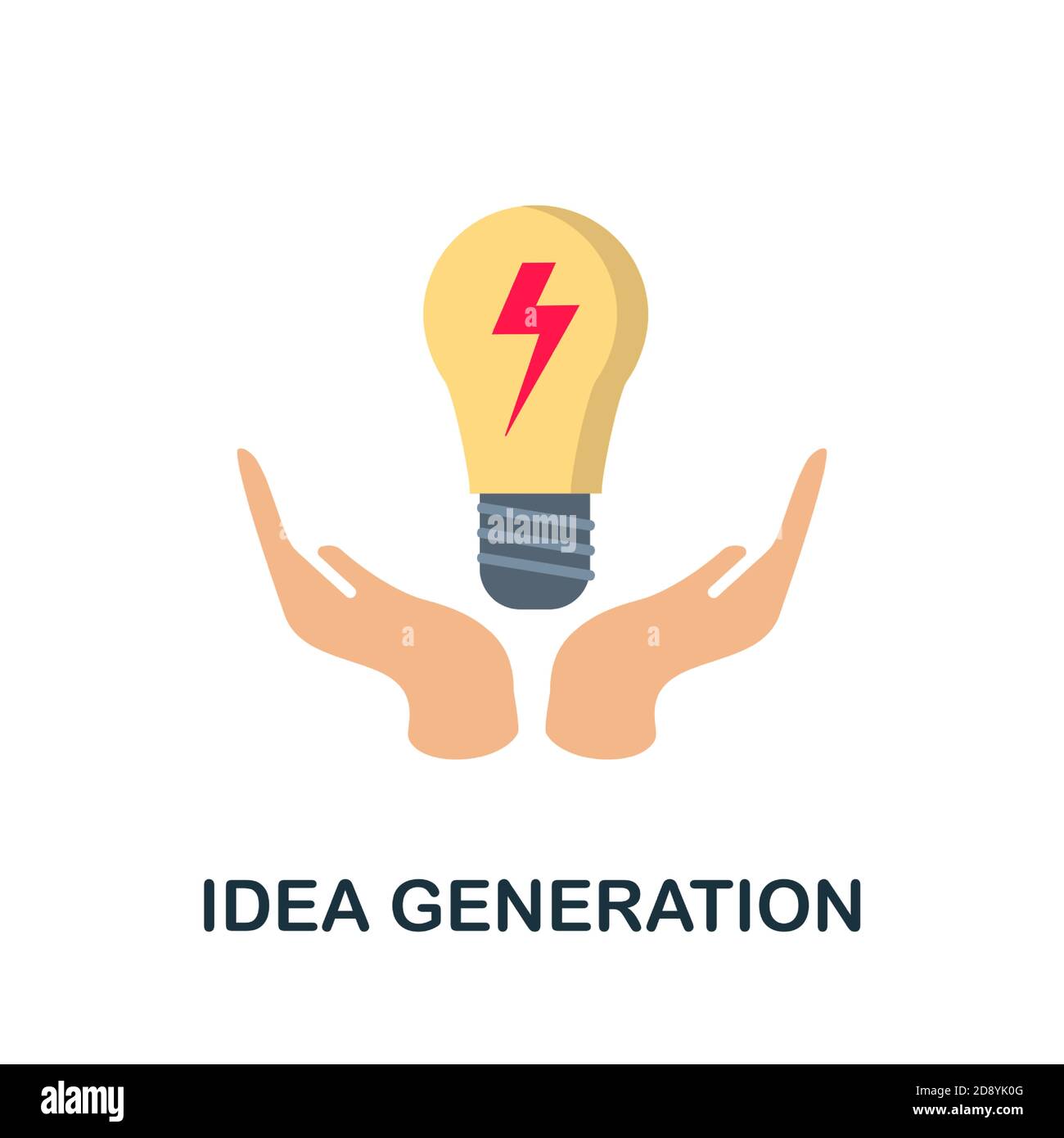 Idea Generation icon. Simple element from creativity collection ...