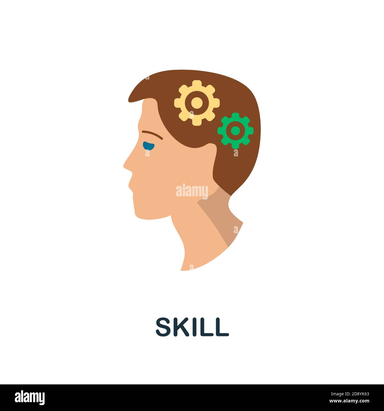 Skill icon. Simple element from creativity collection. Creative Skill ...