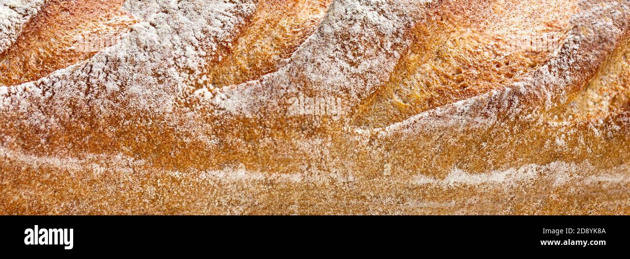 Loaf of bread Background. Pattern. Close up Stock Photo - Alamy