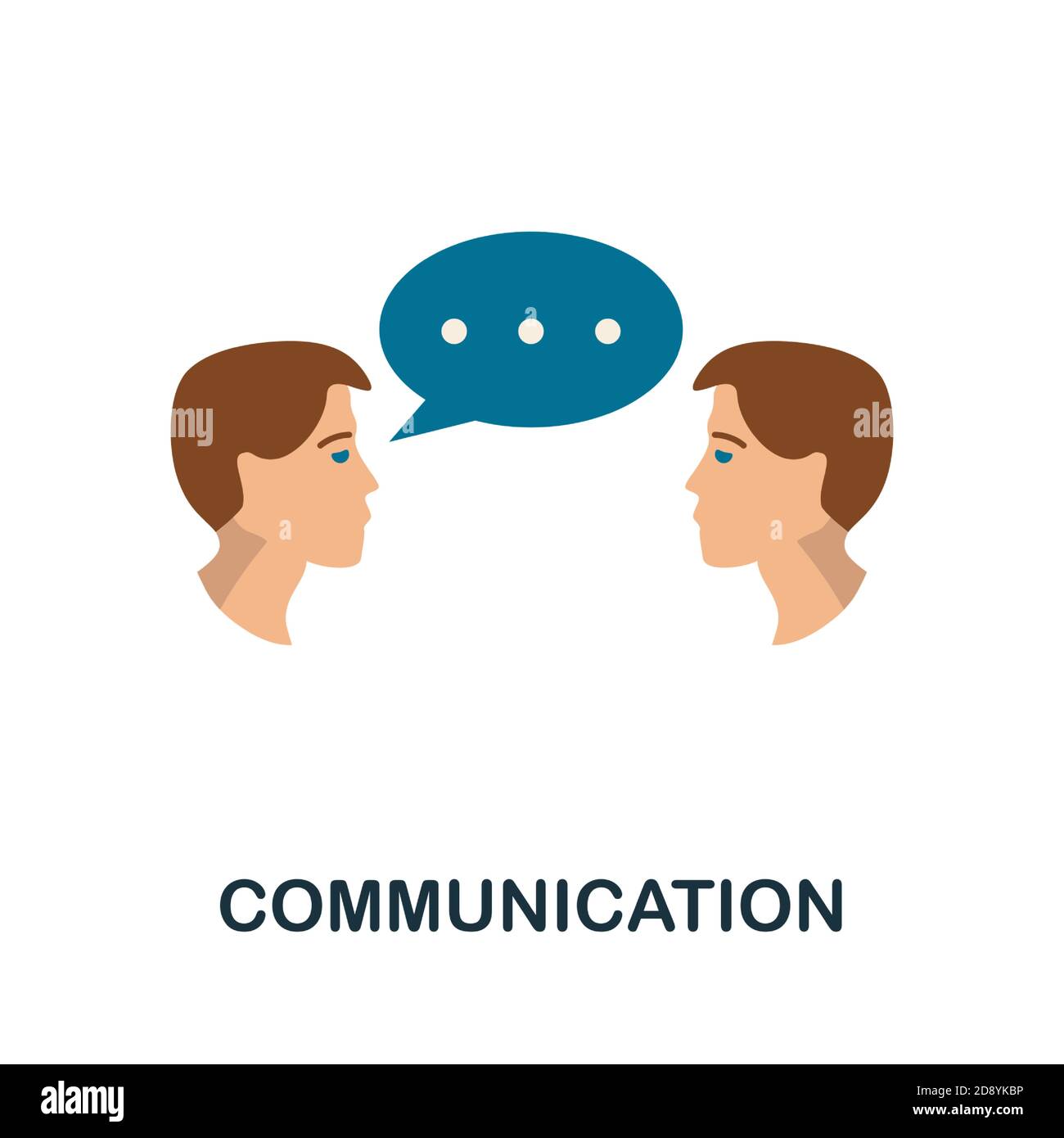 Communication icon. Simple element from creativity collection. Creative ...