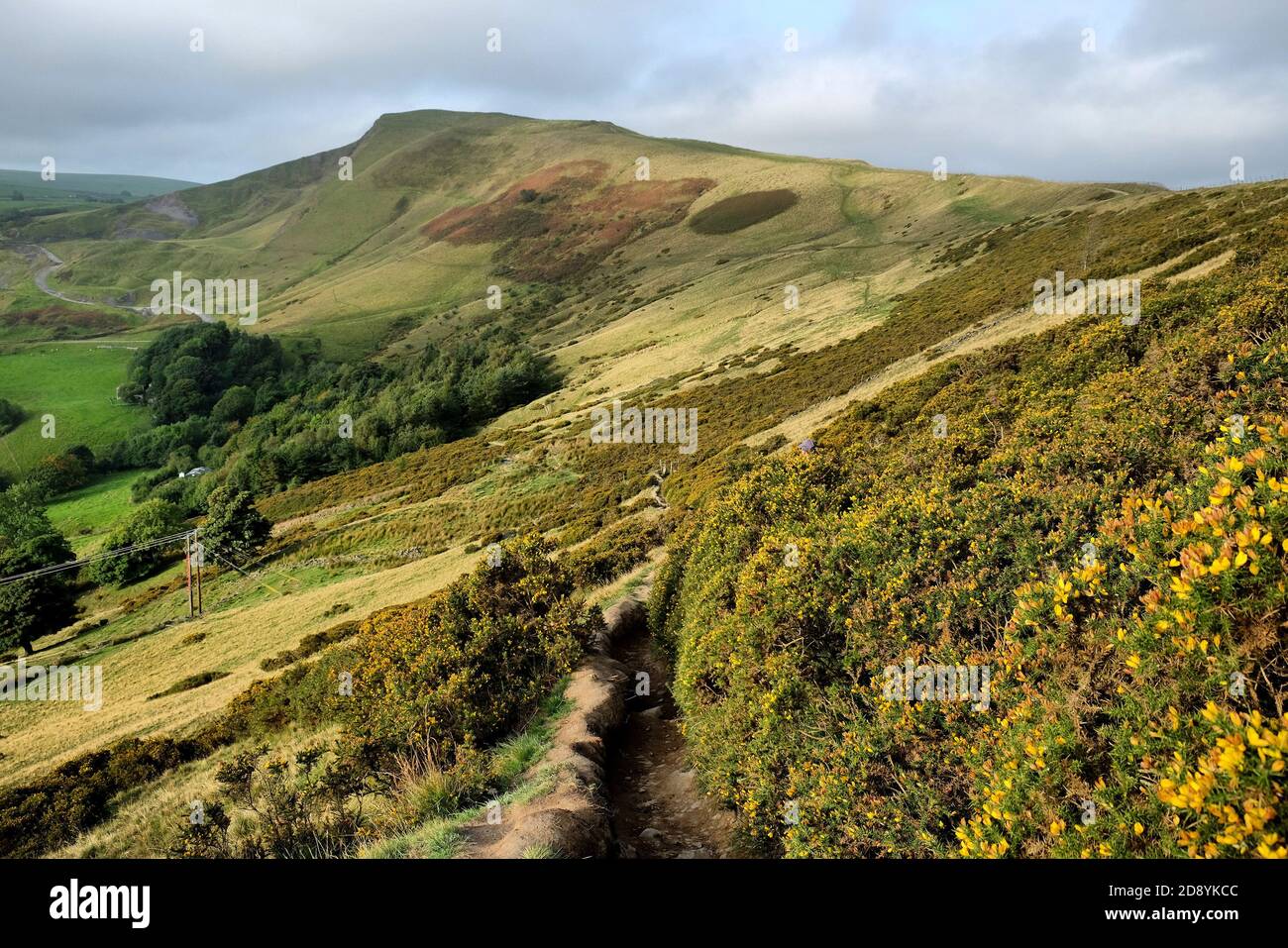 The Great Ridge in the Hope Valley, Peak District, Derbyshire Stock ...