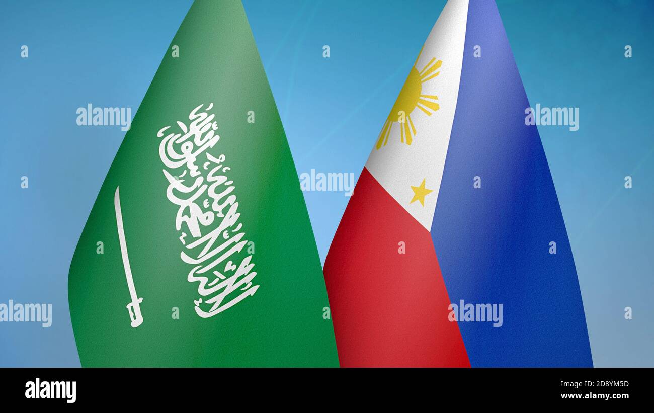 Saudi arabia philippines flag hi-res stock photography and images - Alamy