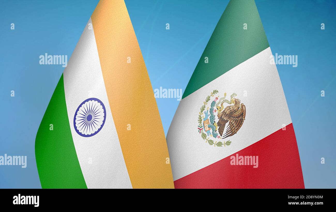 Mexico india flag hi-res stock photography and images - Alamy
