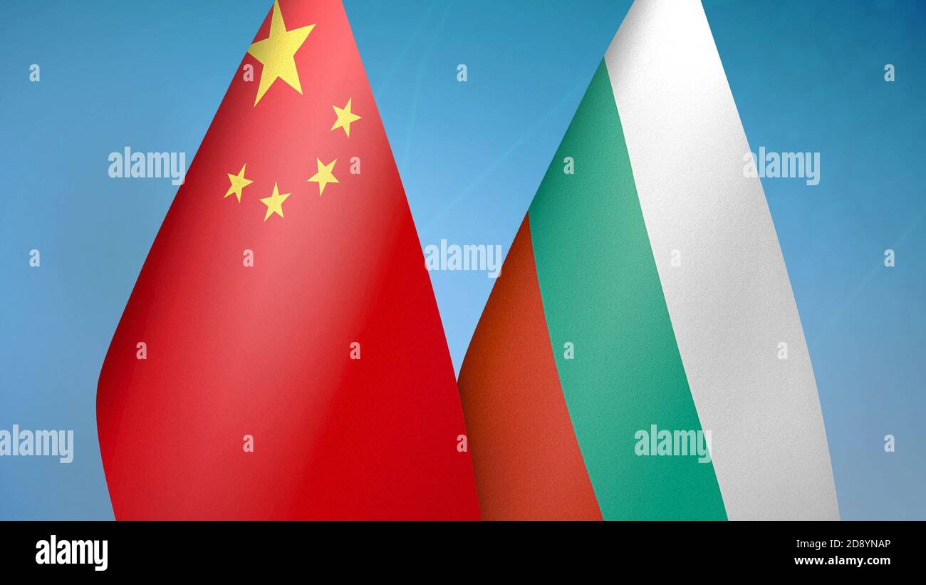 Bulgaria china flag hi-res stock photography and images - Alamy