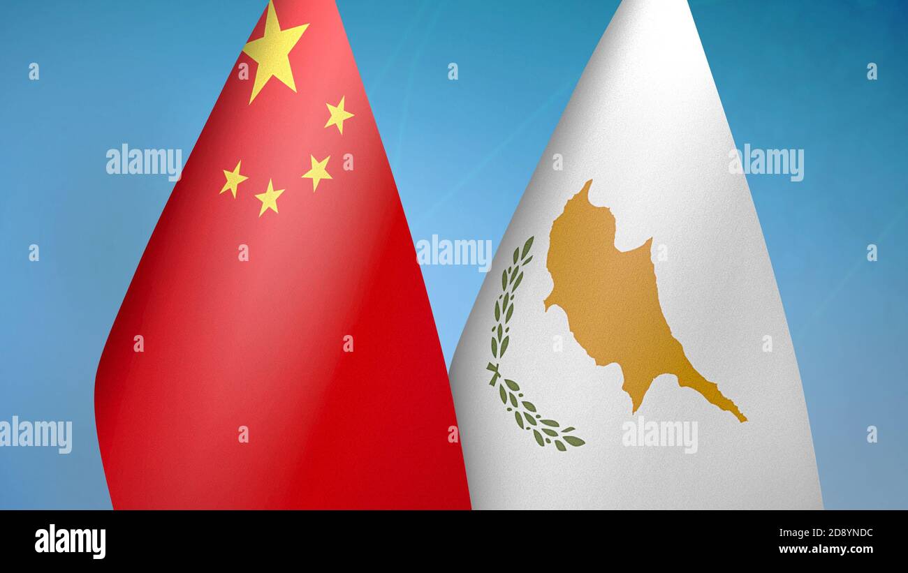 Cyprus china flag hi-res stock photography and images - Alamy
