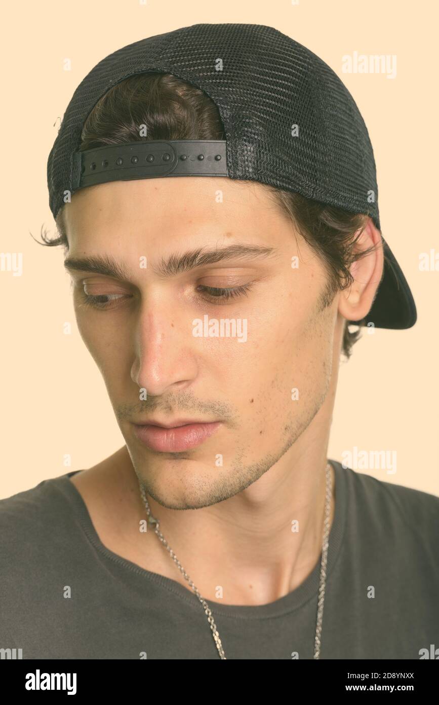 Cap looking down hi-res stock photography and images - Alamy