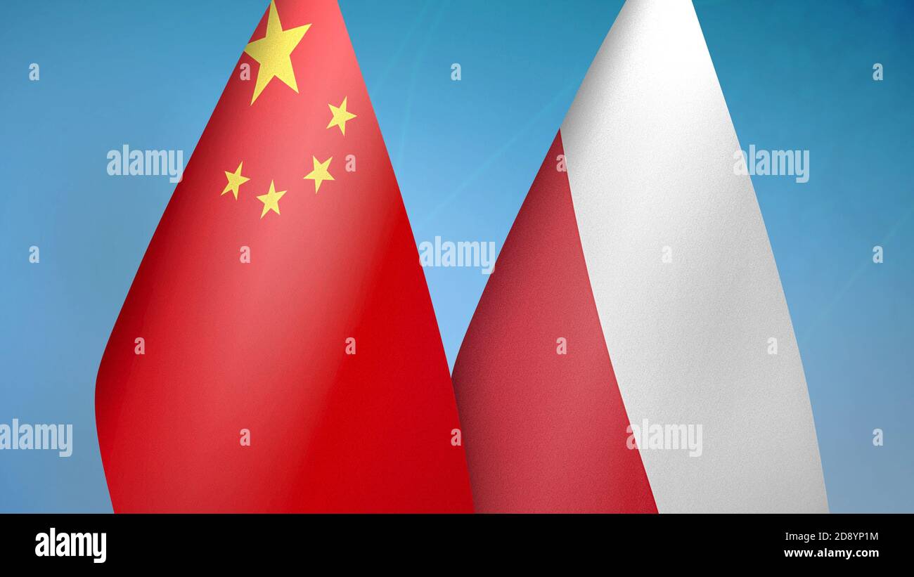 Poland china flag hi-res stock photography and images - Alamy