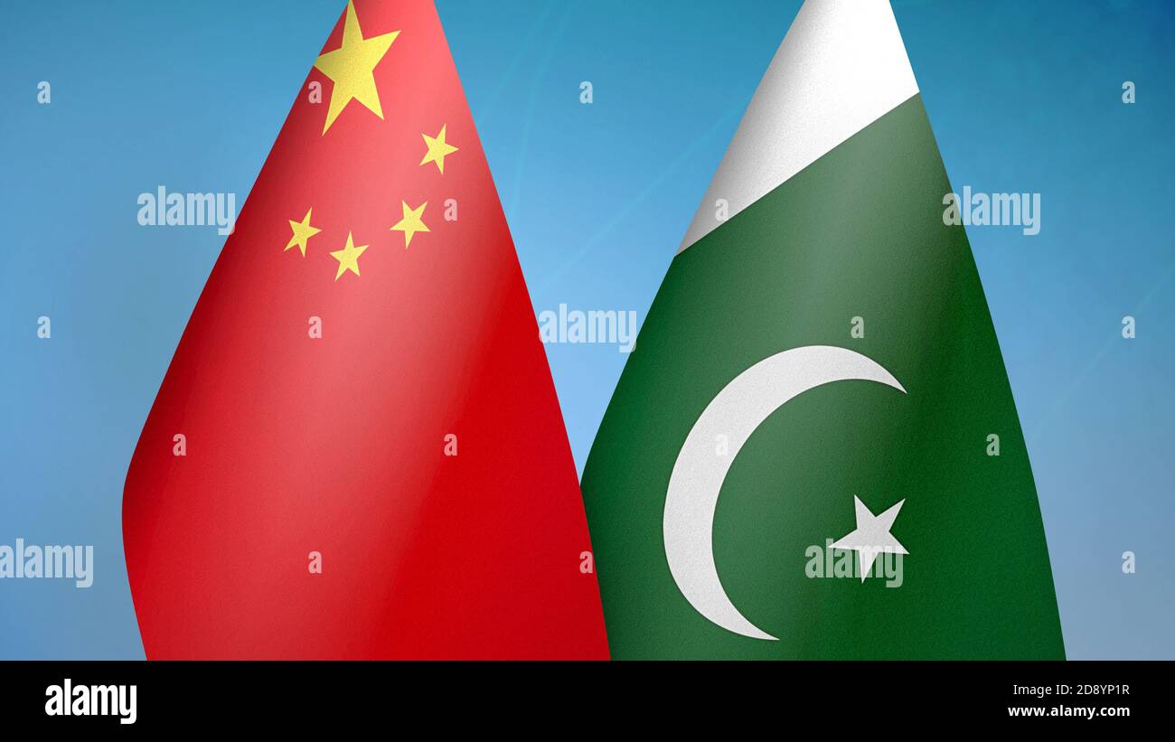 Pakistan china flag hi-res stock photography and images - Alamy