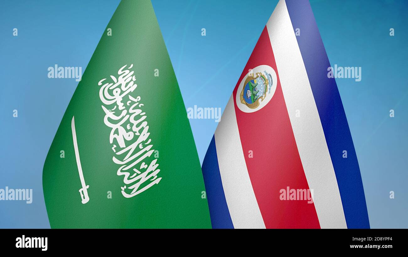 Costa rica saudi arabia flag hi-res stock photography and images - Alamy
