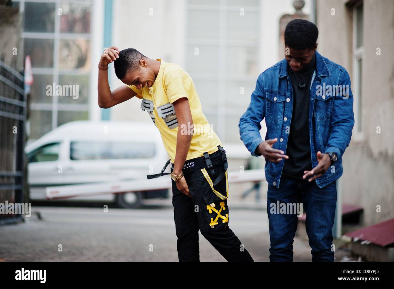 Two guys dancing hi-res stock photography and images - Alamy