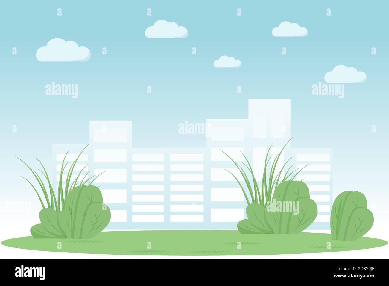 Urban park flat color vector illustration Stock Vector Image & Art - Alamy
