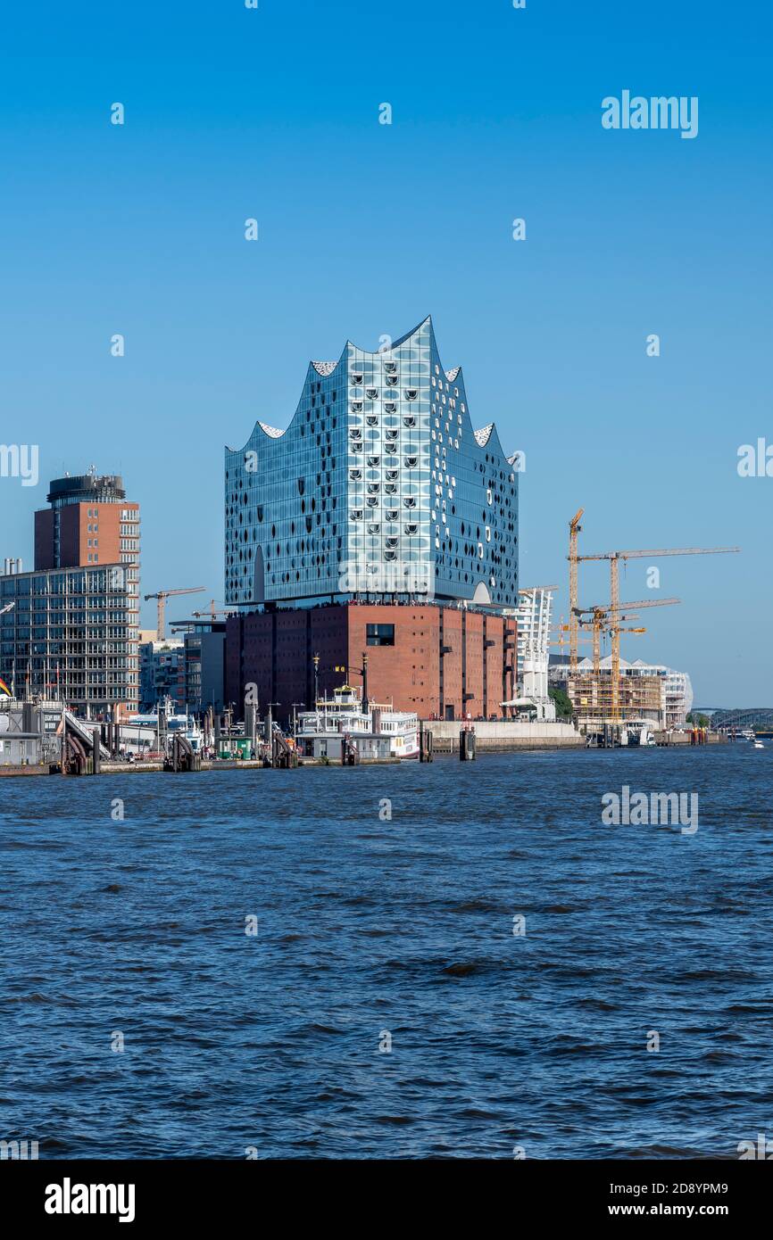 The Elbphilharmonie is a concert hall in the HafenCity quarter of ...