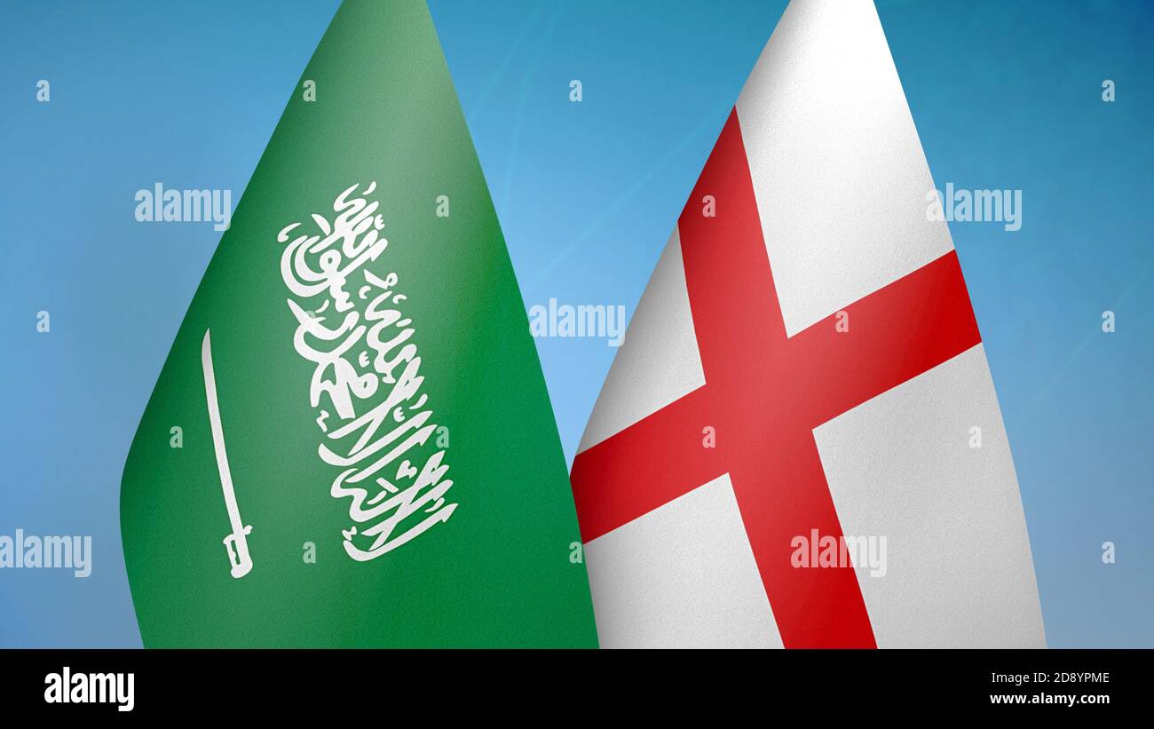 England saudi arabia flag hi-res stock photography and images - Alamy