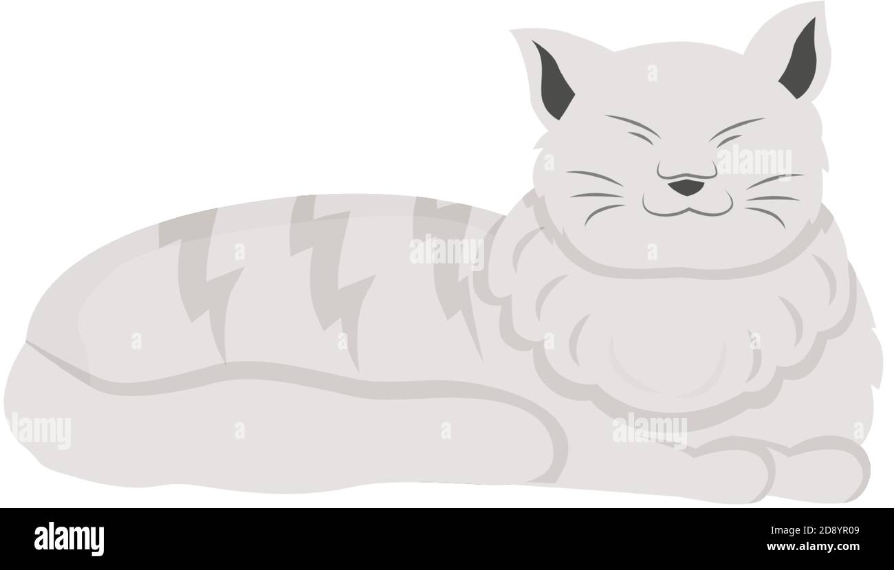 White kitten british breed Stock Vector Images - Alamy