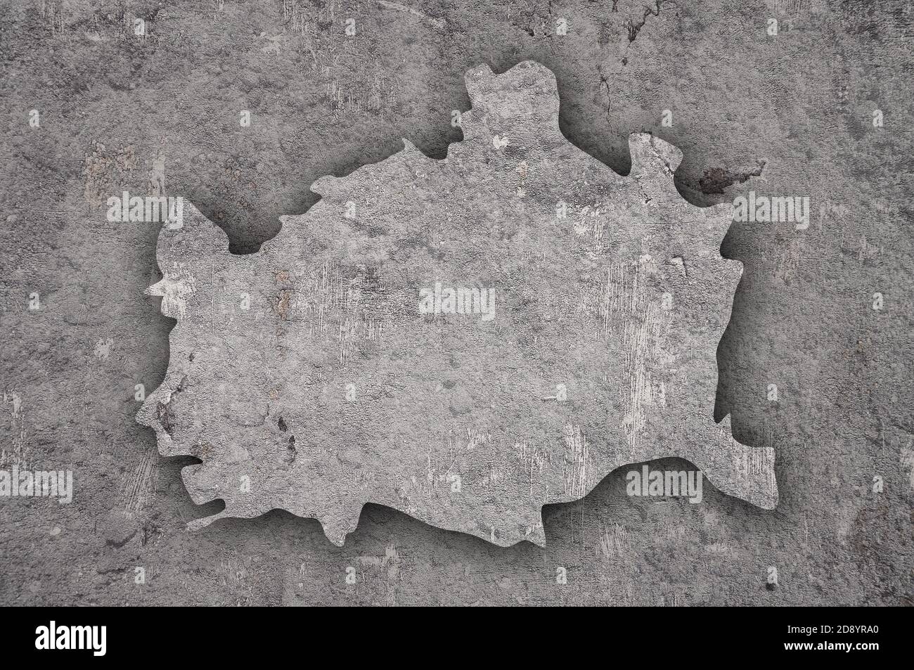 Map of Vienna on weathered concrete Stock Photo - Alamy