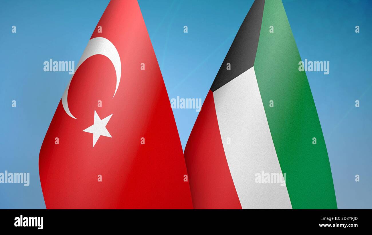 Turkey kuwait flag hi-res stock photography and images - Alamy