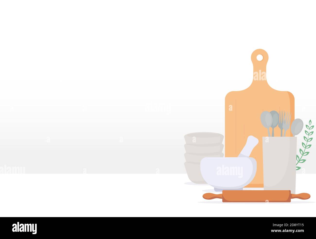 Kitchen utensils vector illustration Stock Vector Image & Art - Alamy