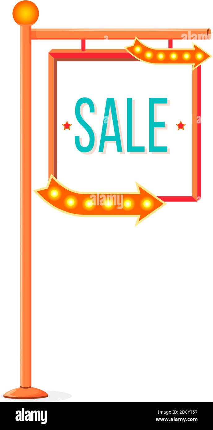 Store sale vector advert board sign illustration Stock Vector Image ...