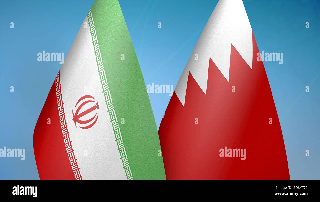 Iran bahrain flag hi-res stock photography and images - Alamy