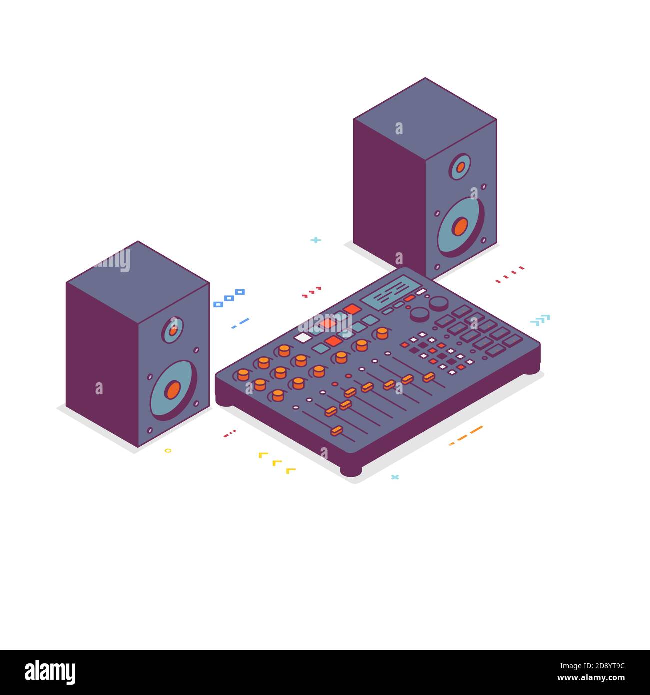 Digital music Cut Out Stock Images & Pictures - Alamy