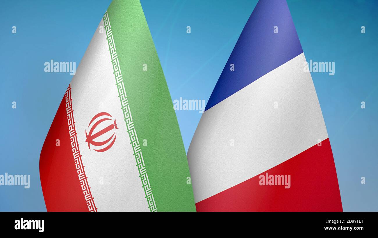 Iran france flag hi-res stock photography and images - Alamy