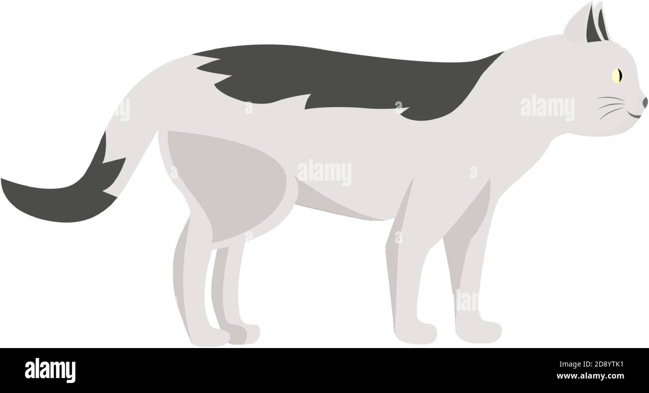 Striped cat pose Stock Vector Images - Alamy