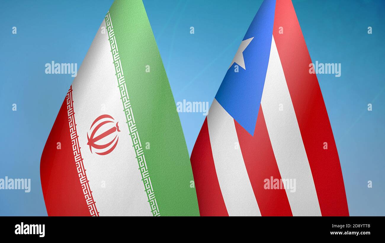 Iran puerto rico flag hi-res stock photography and images - Alamy
