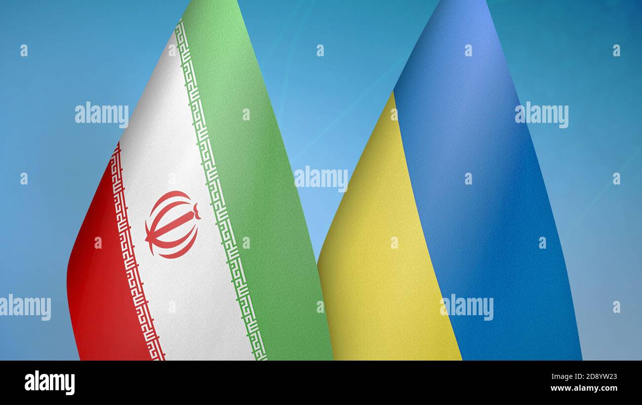 Ukraine iran flags hi-res stock photography and images - Alamy