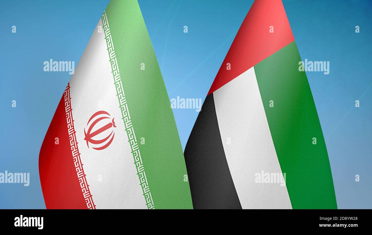 Iran united arab emirates flag hi-res stock photography and images - Alamy