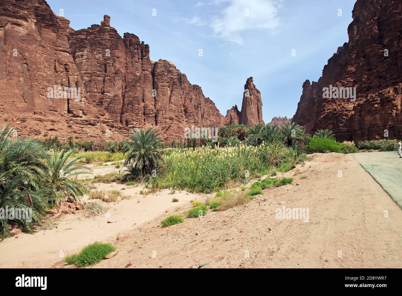 Wadi Disah, Al Shaq canyon, Saudi Arabia Stock Photo - Alamy