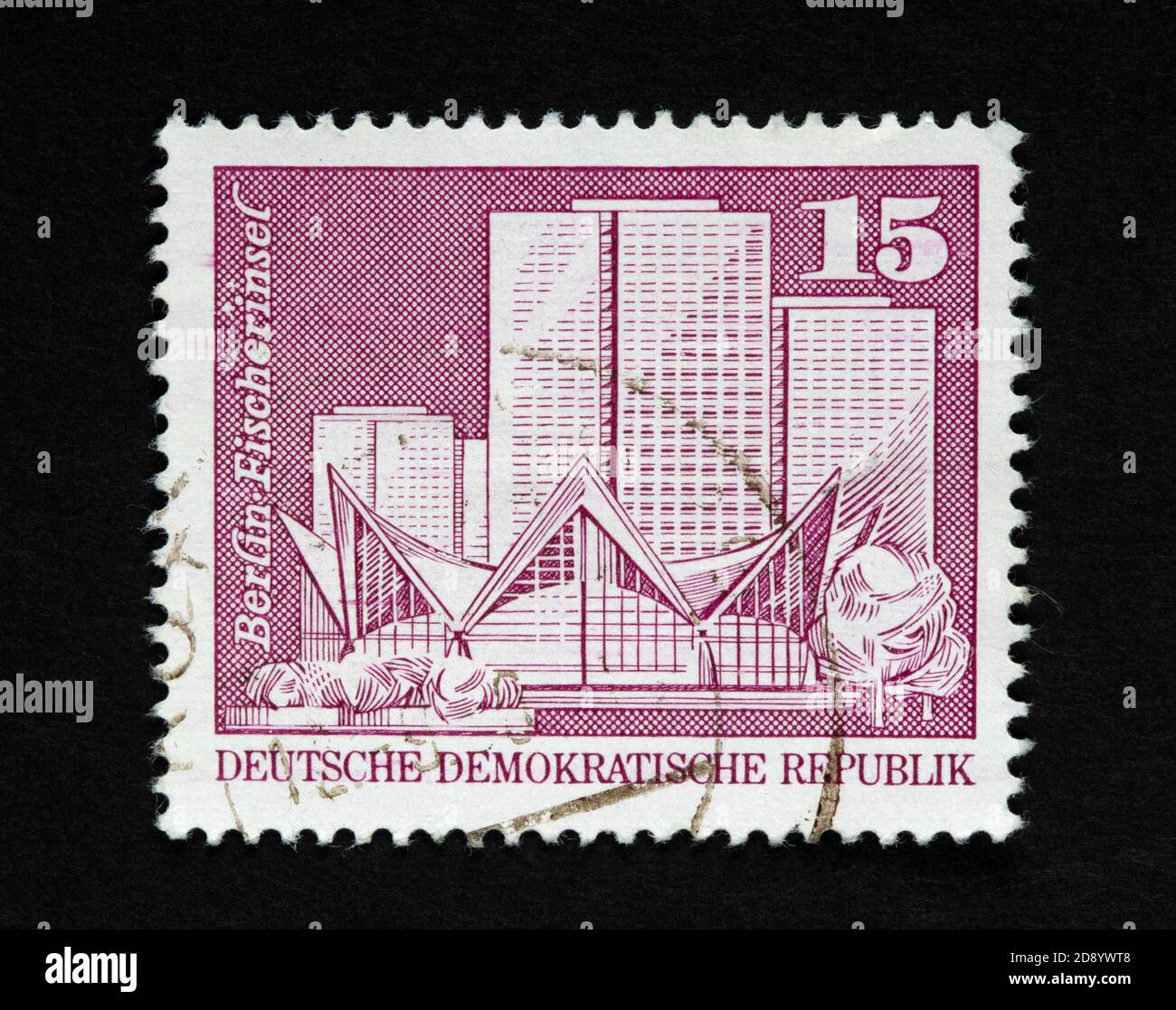 DDR postage stamp Stock Photo - Alamy