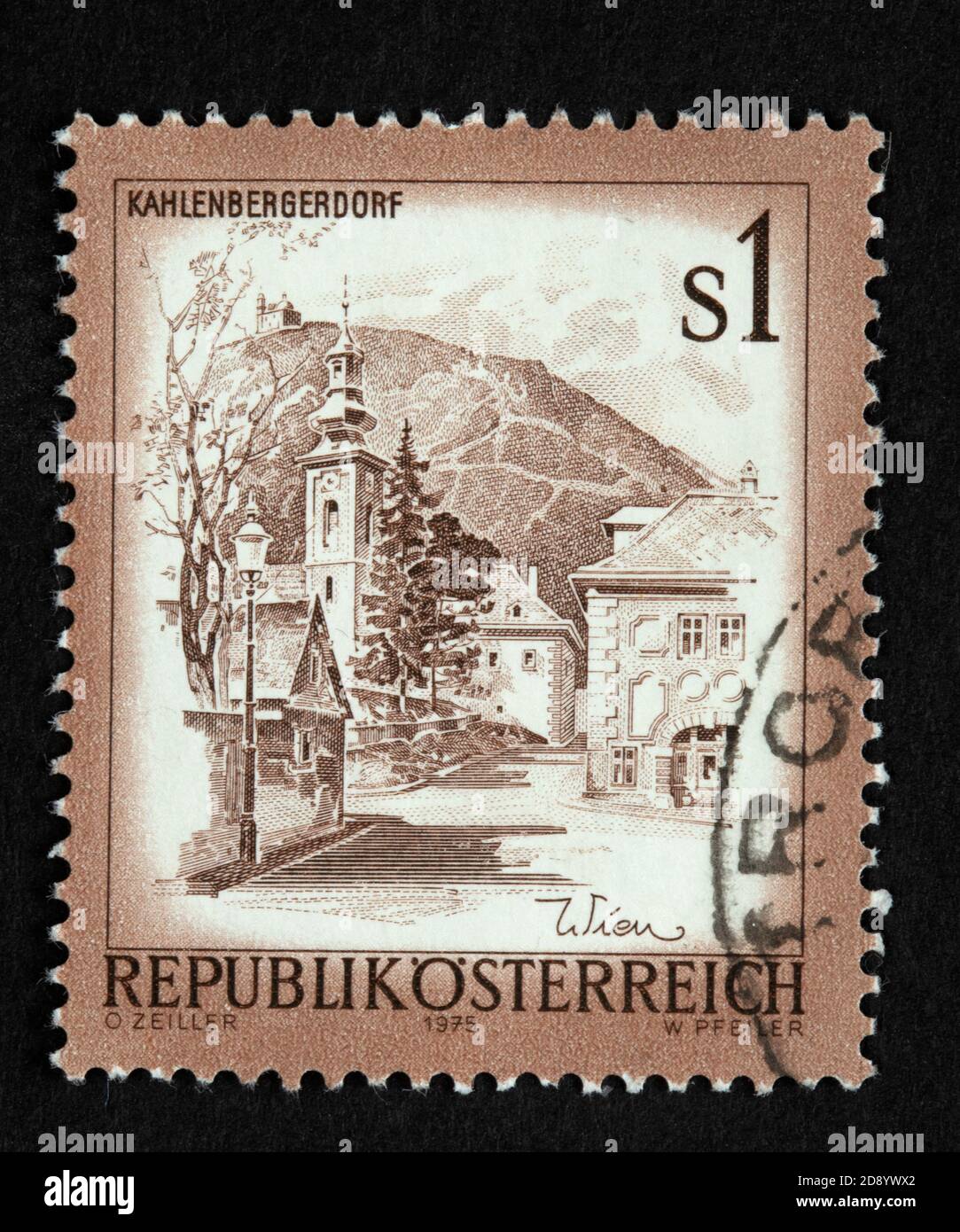 Austrian postage stamp Stock Photo - Alamy
