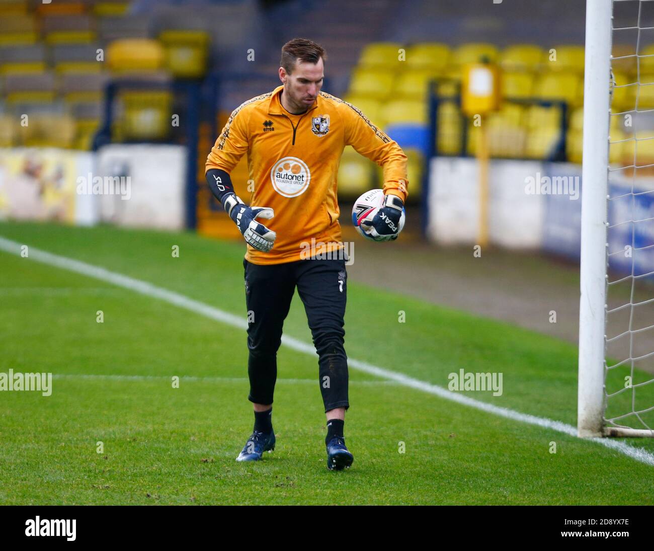 SOUTHEND, ENGLAND - OCTOBER 31: Scott Brown of Port Vale during the pre ...