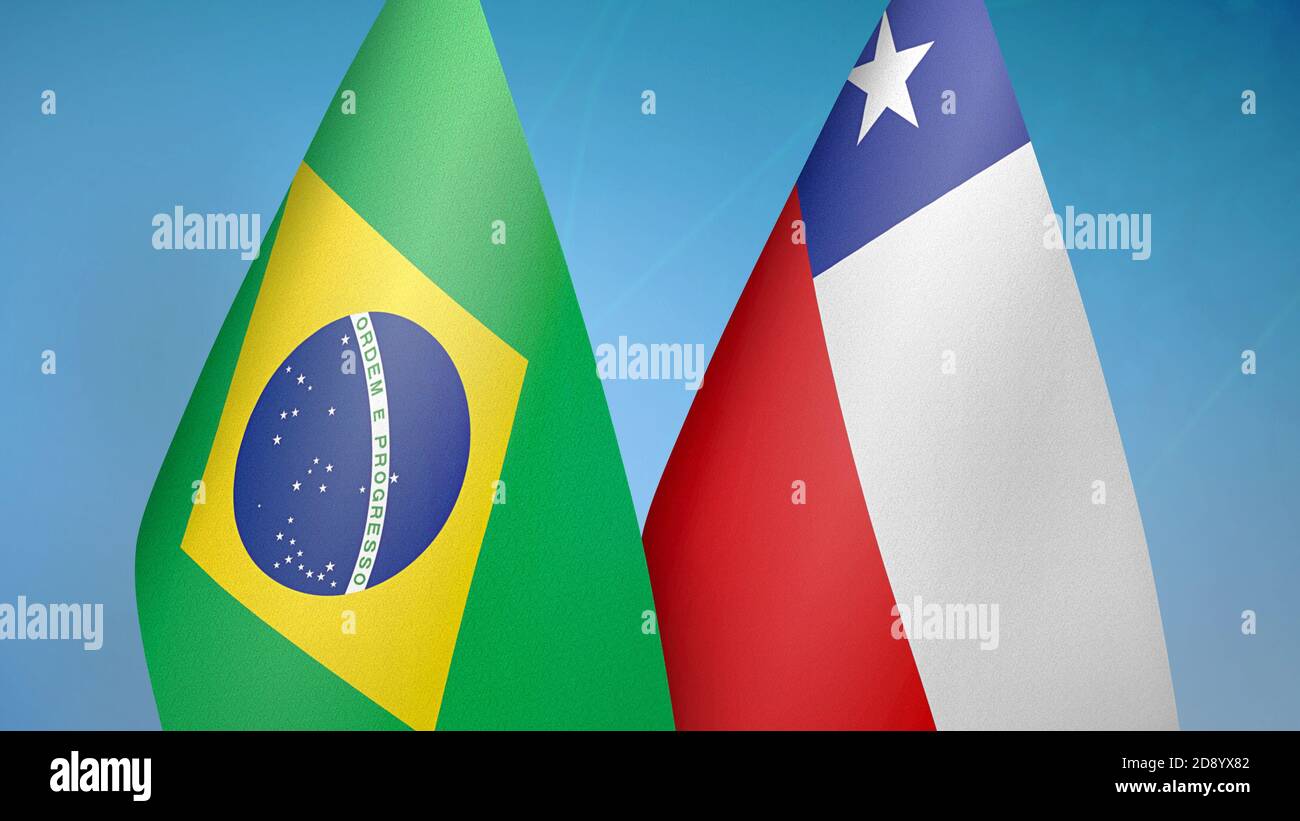 Chile brazil flag hi-res stock photography and images - Alamy