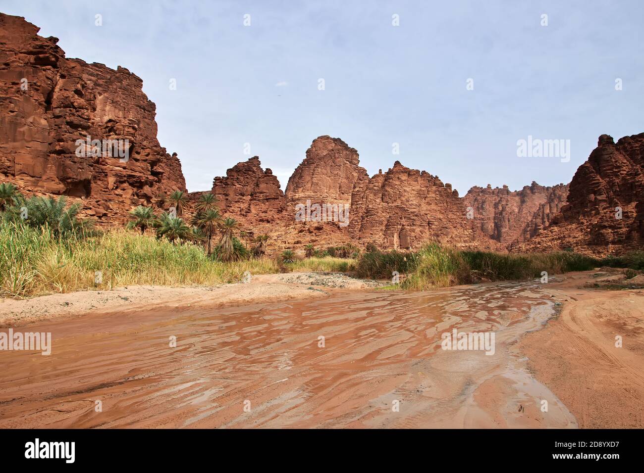 Wadi Disah, Al Shaq canyon, Saudi Arabia Stock Photo - Alamy