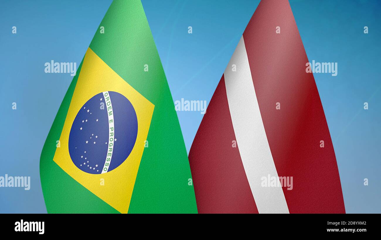 Brazil latvia flag hi-res stock photography and images - Alamy