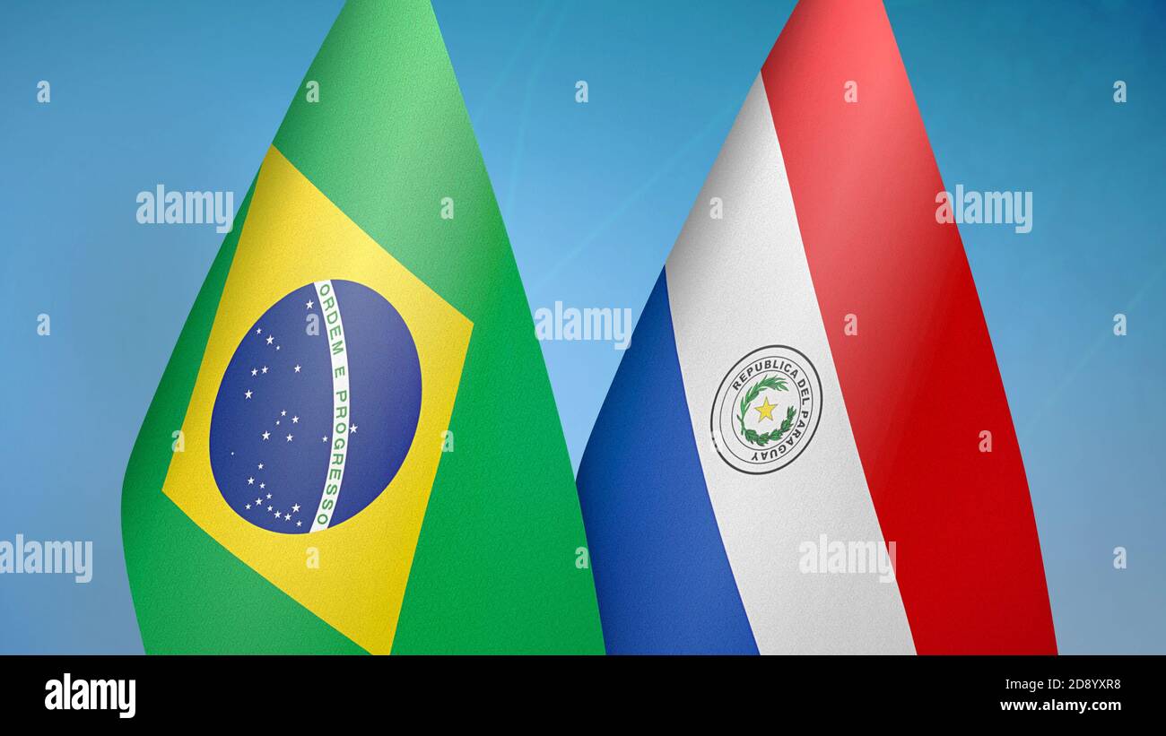Paraguay brazil flag hi-res stock photography and images - Alamy