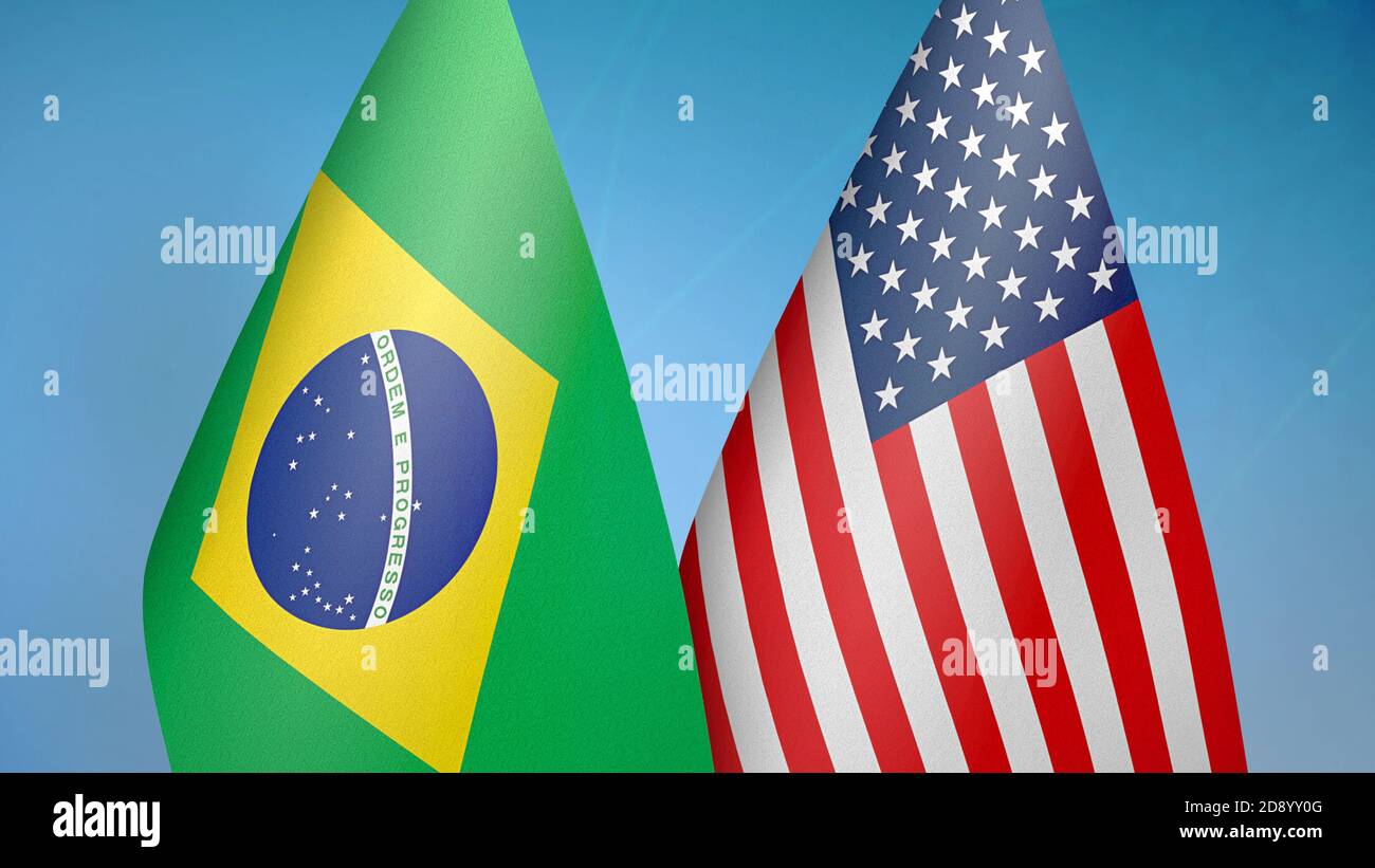 Brazil united states flag hi-res stock photography and images - Alamy