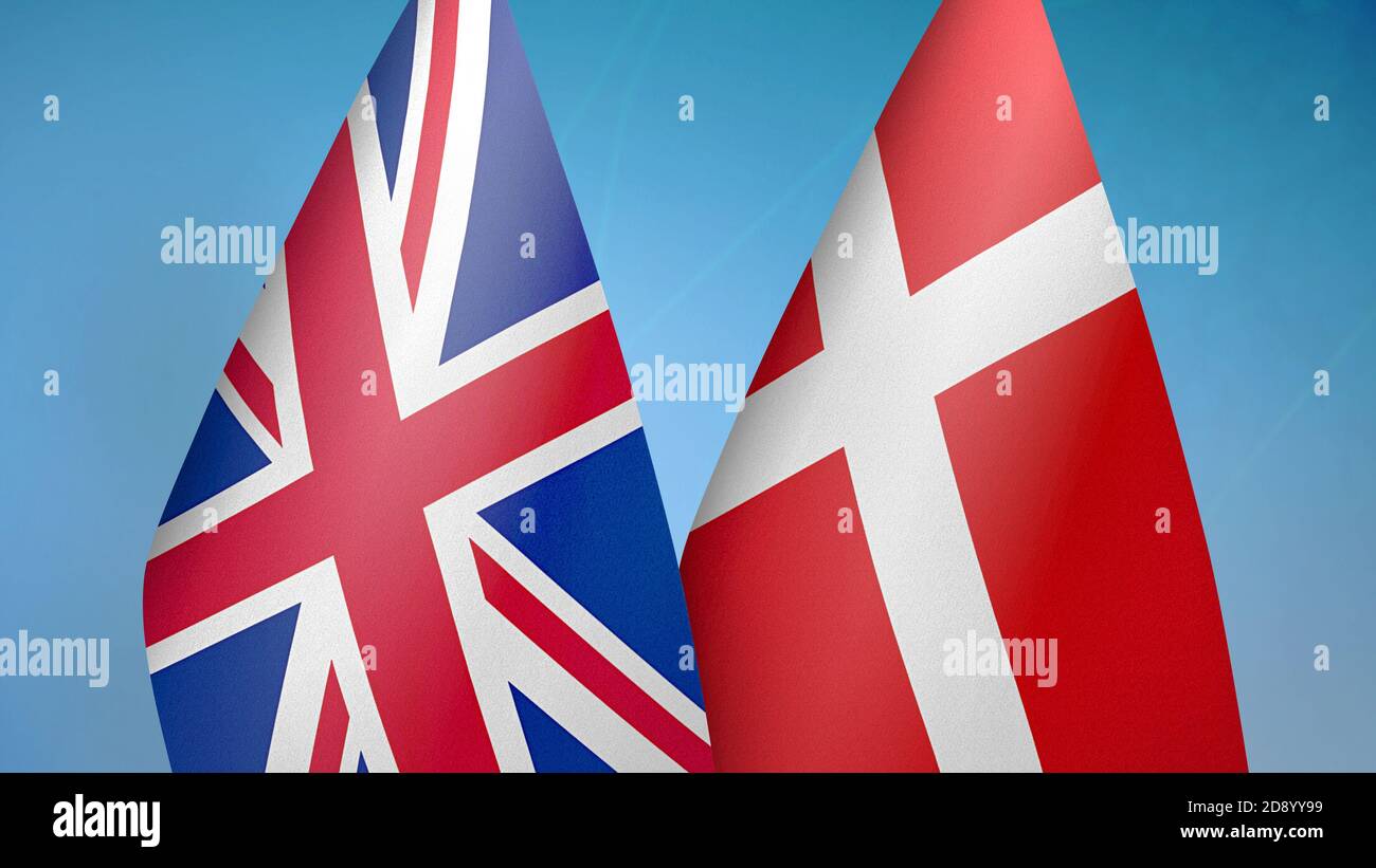 United kingdom kingdom denmark flags hi-res stock photography and ...
