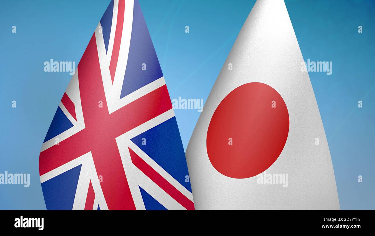 Japan united kingdom flag hi-res stock photography and images - Alamy
